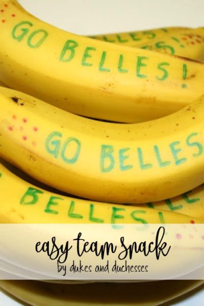 Easy Team Snack Idea