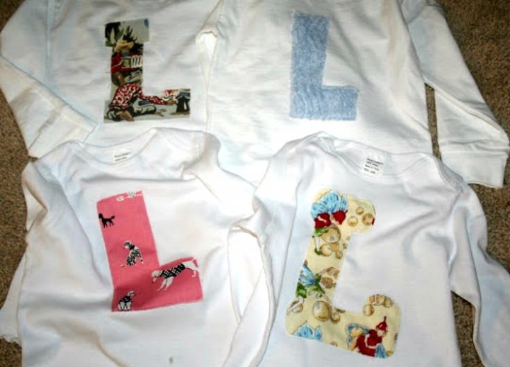 Simple Monogrammed Shirts Made Without a Cutting Machine