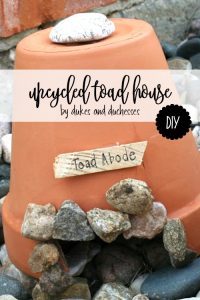 DIY Upcycled Toad House