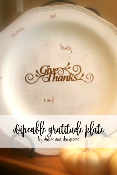 A Gratitude Plate