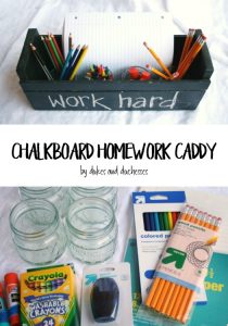 School Organization :: Chalkboard Homework Caddy