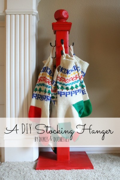 DIY Stocking Hanger