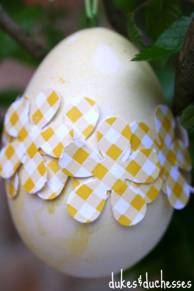 Paper-Punched Easter Egg Tree