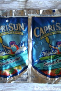 DIY Upcycled Capri Sun Tote Bag
