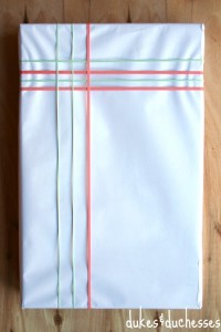 5 Gift Wrap Ideas {Using Items from the Office Store}