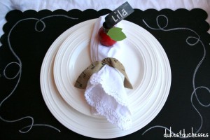 Apple Place Card Holder