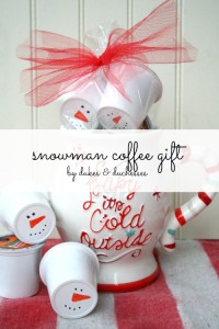 Snowman Coffee Gift