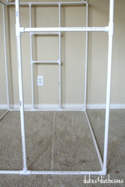 DIY PVC Pipe Playhouse