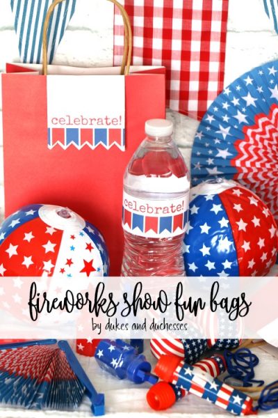 Fireworks Show Fun Bags - Dukes and Duchesses