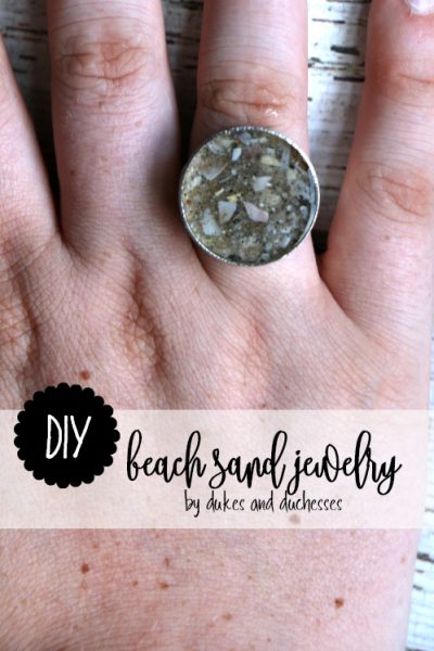 DIY Beach Sand Jewelry