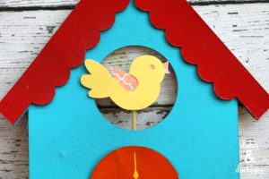 Upcycled Cuckoo Clock Made From a Cereal Box