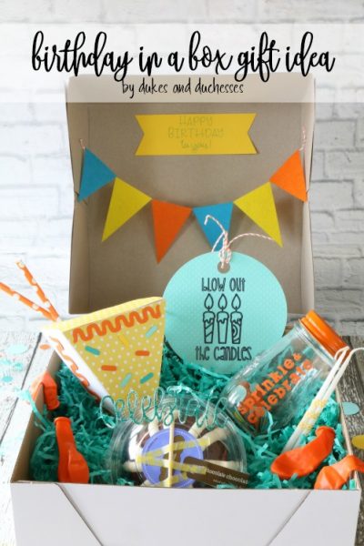 Birthday in a Box Gift Idea - Dukes and Duchesses