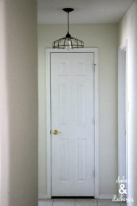 DIY Upcycled Fan Cover Light Fixture