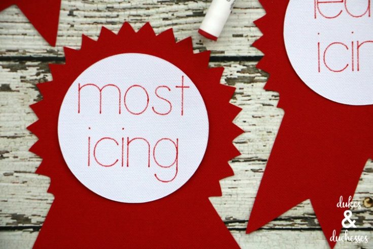 DIY Awards for a Cookie Decorating Contest
